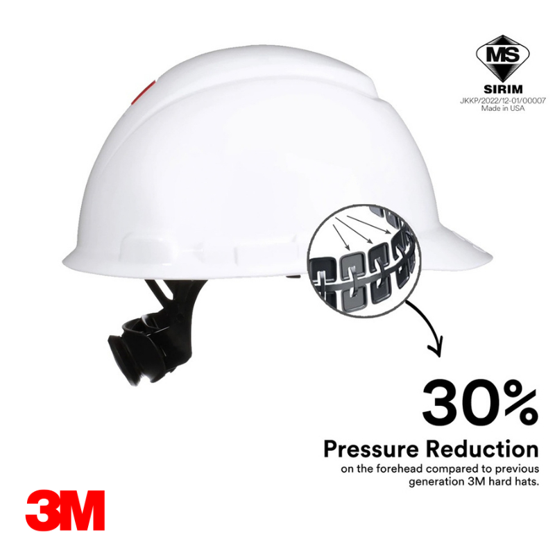 3M H-701SFR-UV 3M Safety Helmet DOSH SIRIM ANSI | Shopee Malaysia