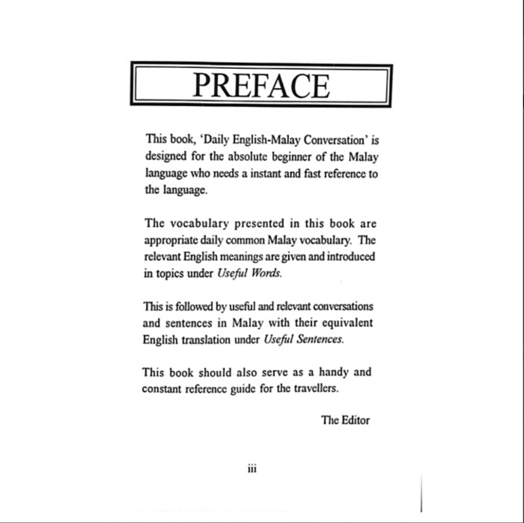 Daily Malay Conversation A Useful Guide for Beginners & Travellers ...