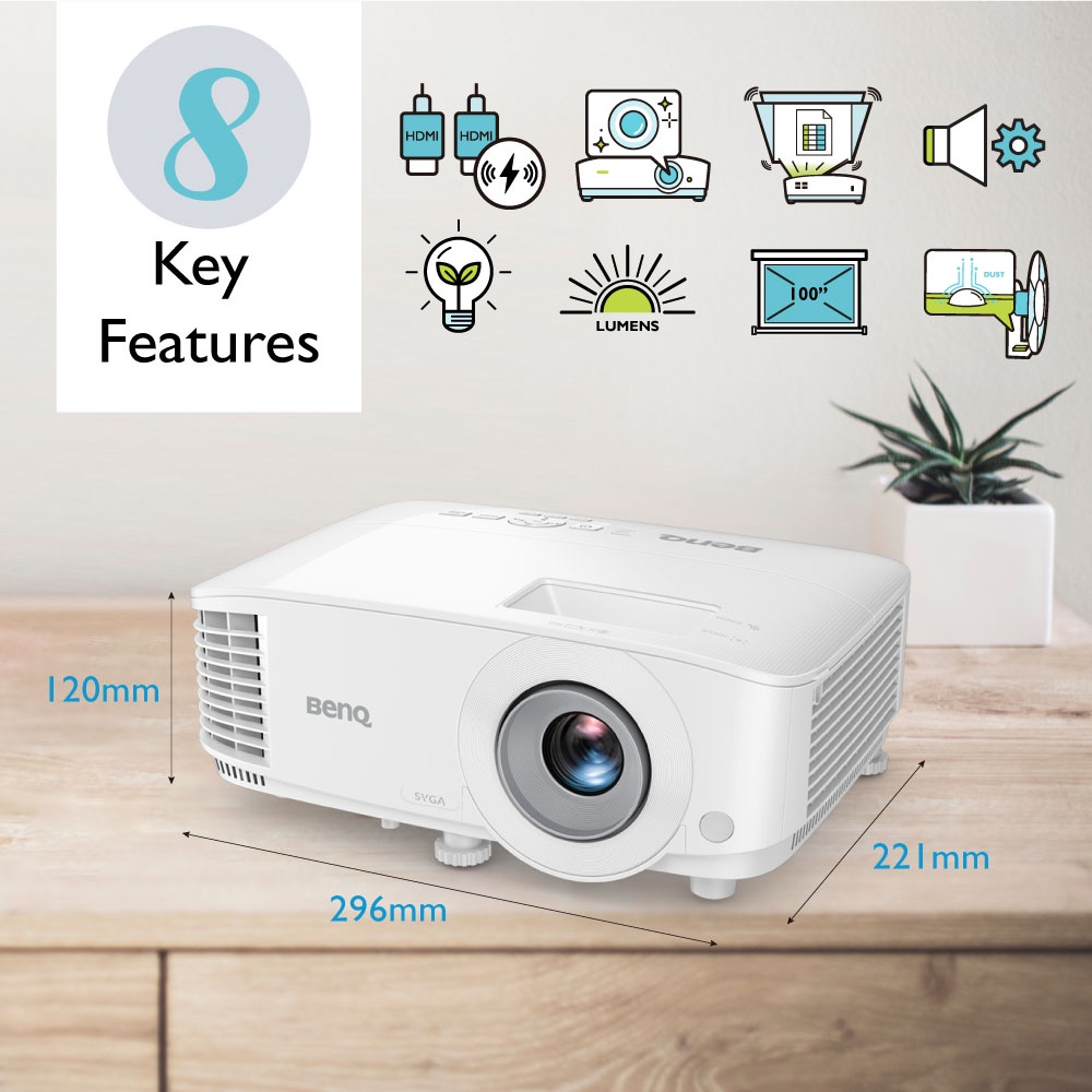 BenQ MS560 / MX560 / MW560 DLP HDMI WUXGA_RB VGA SVGA 1920 x 1200 20000 ...