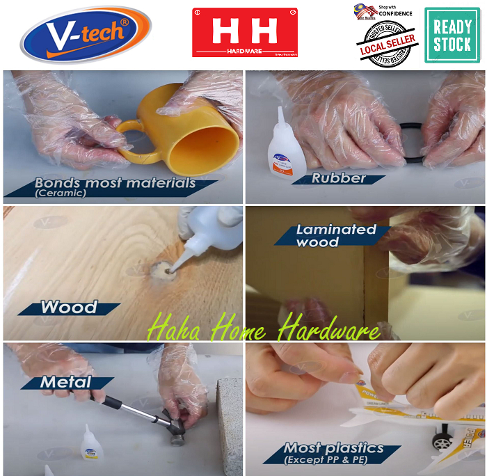 20g V-tech 502 Super Glue 3 seconds gum ; Vtech Super Glue 502 ; Gum ...