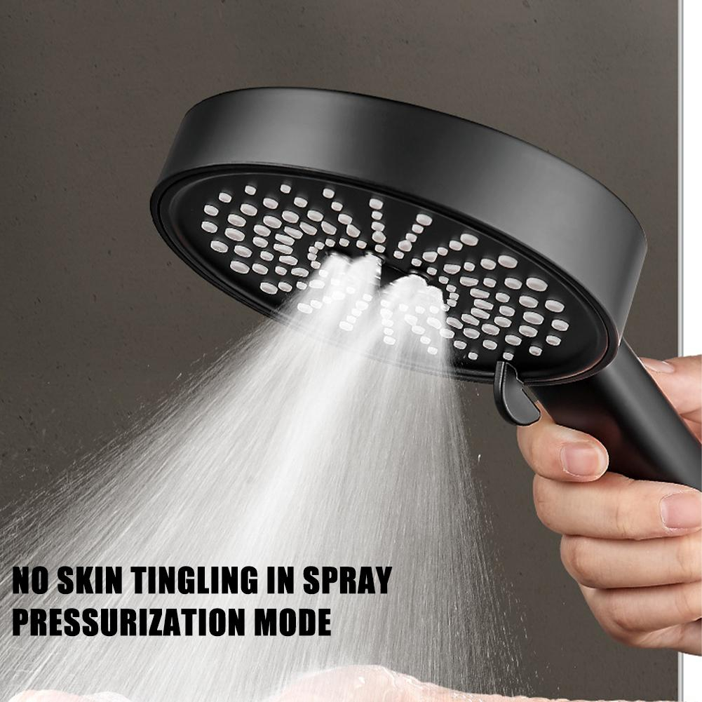 (Self Adhesive) High Pressure Shower Head with Hose and Holder Extra ...