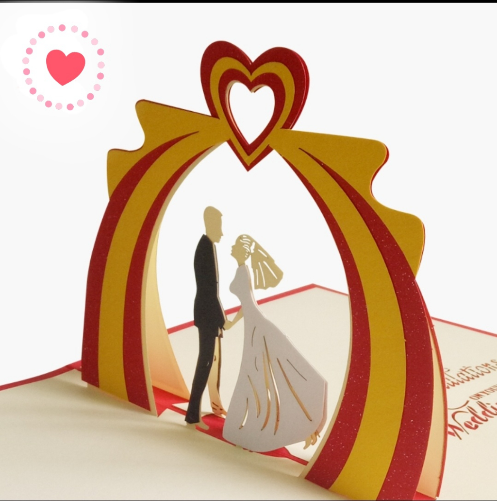 Kad Cinta 3DUlangTahun Kahwin Romantic Valentine Wedding Anniversary ...