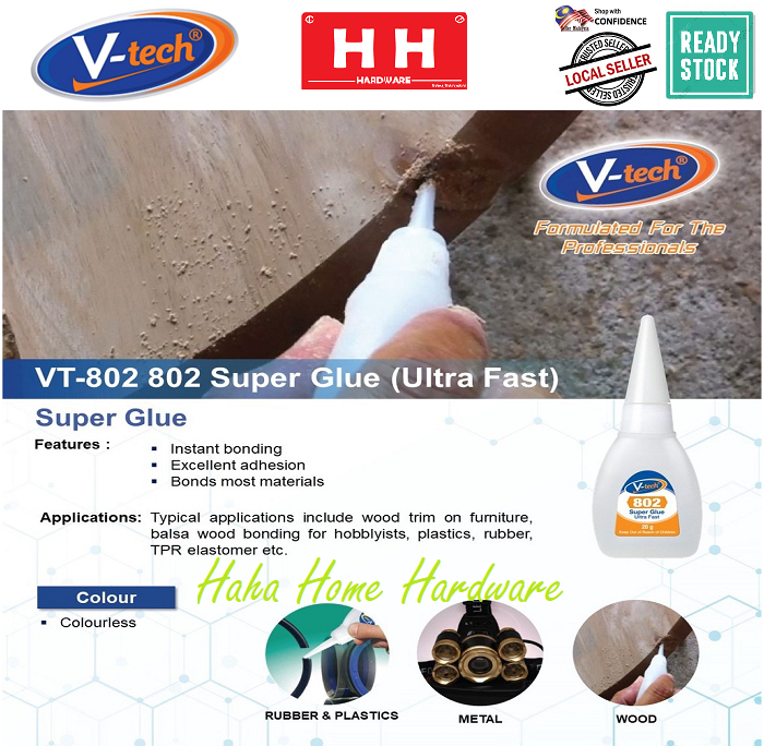 20g V-tech 502 Super Glue 3 seconds gum ; Vtech Super Glue 502 ; Gum ...