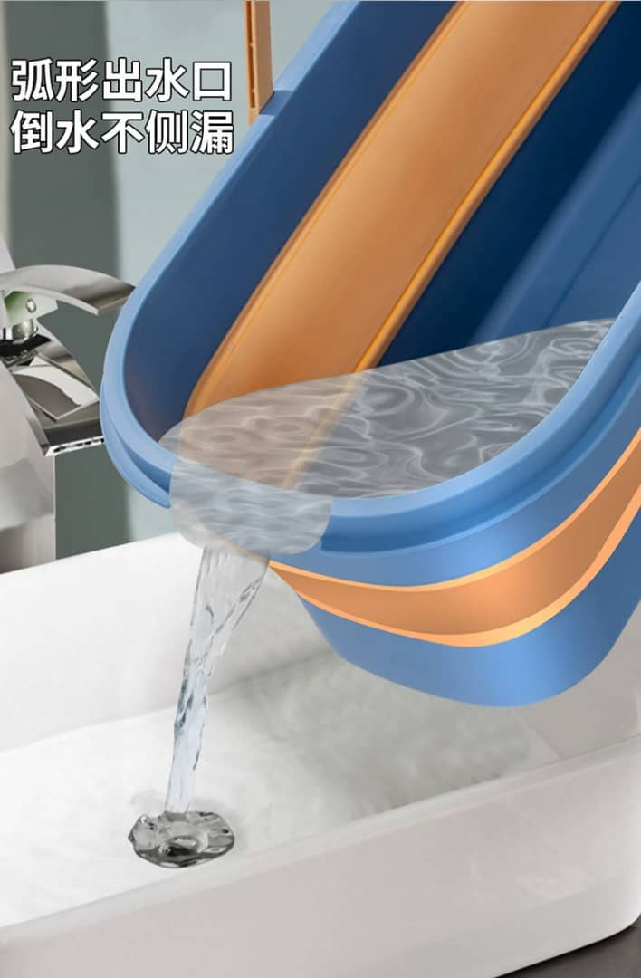 Baldi Air Lipat Baldi Mop Collapsible Water Pail Foldable Bucket Flat ...