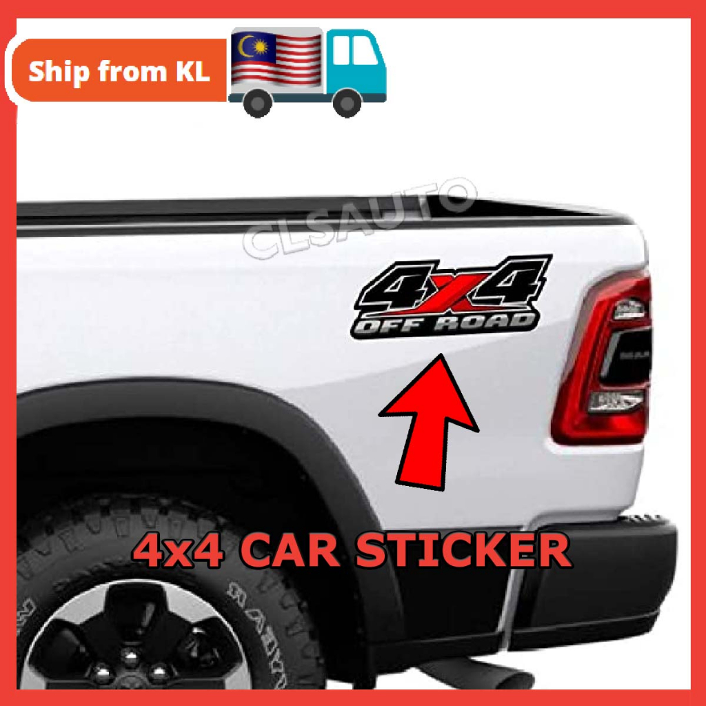 Offroad Sticker 4x4 - Hilux Ranger Raptor Wildtrak Triton Navara DMAX ...