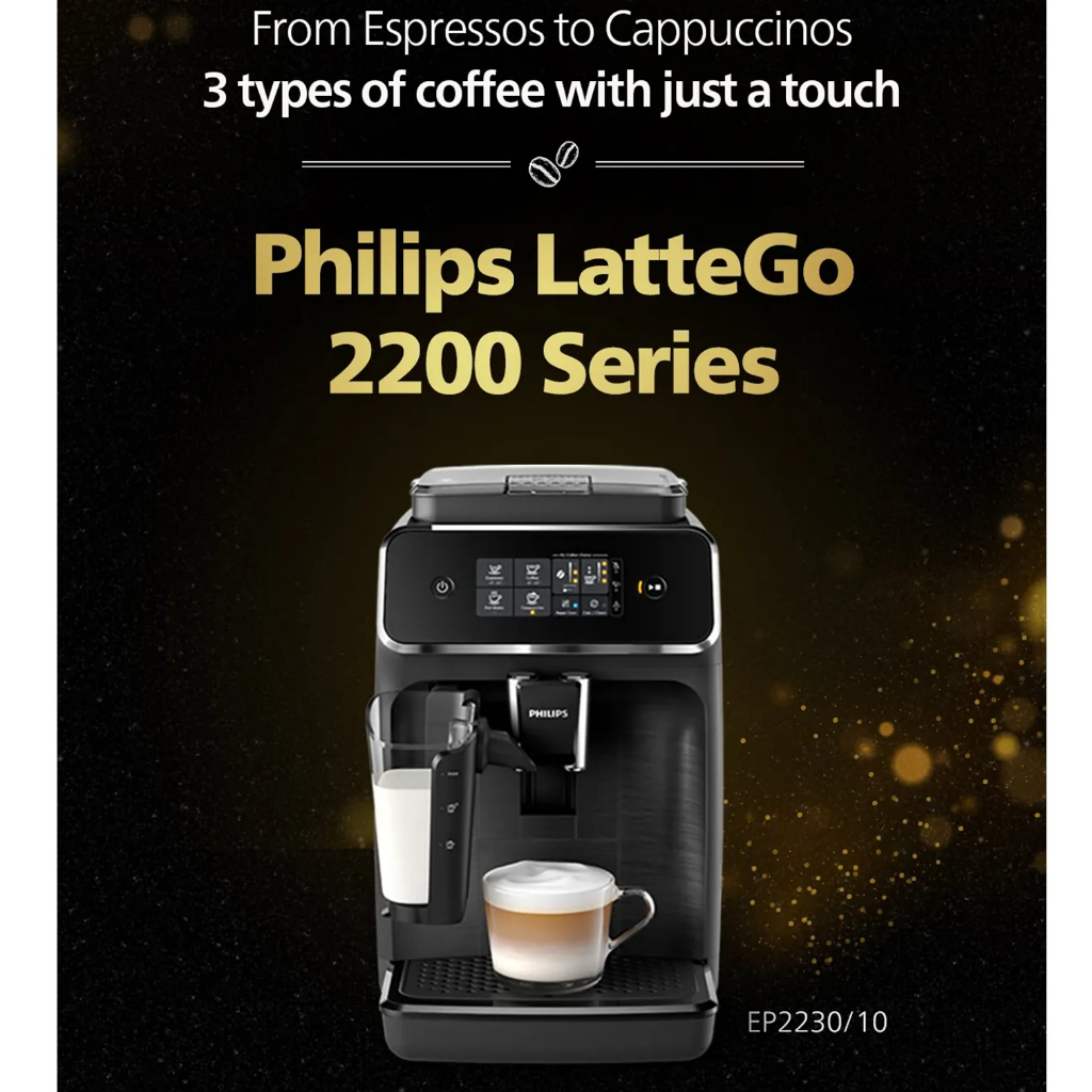 PHILIPS Series 2200 Fully Automatic Espresso Machines (EP2230/10 ...