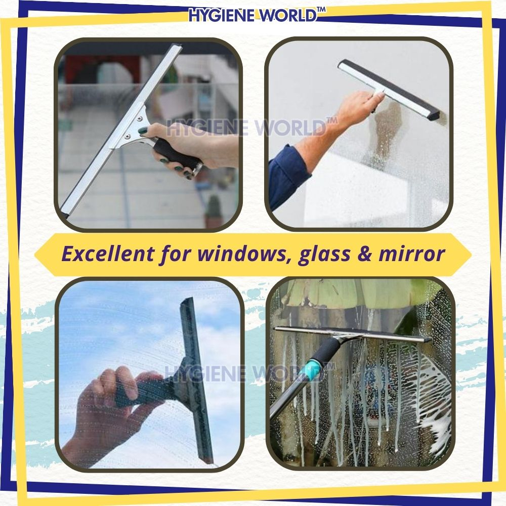 Window Squeegee 14” 35cm / Window Squeegee Rubber Replacement / Glass ...
