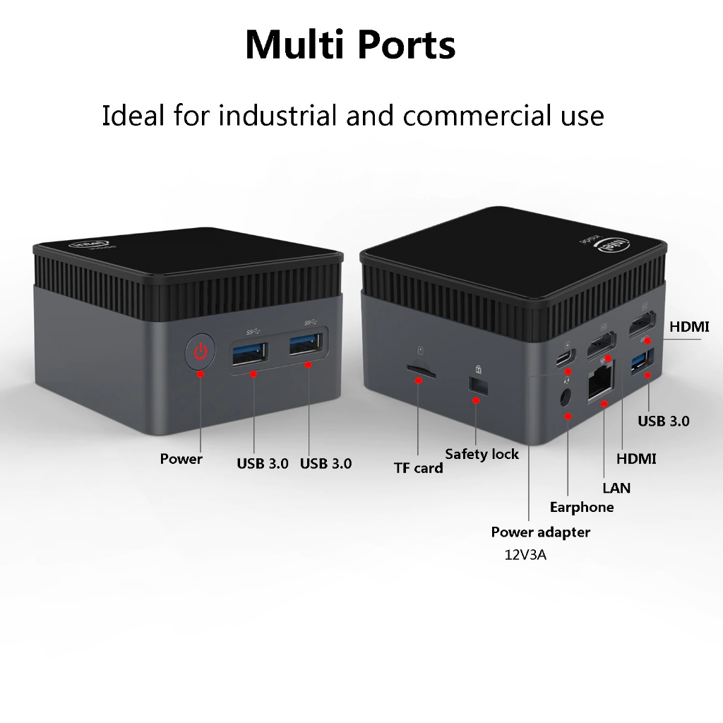 ZX01 Windows Mini PC Intel N5105 8GB DDR4 RAM 2TB SSD Desktop Computer ...