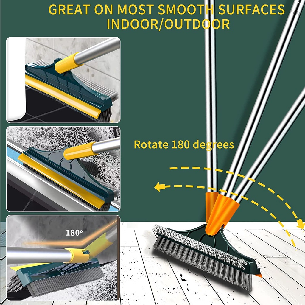 3 in 1 Brush Penyapu Berus Lantai Bilik air Cuci Tandas Besi Lantai ...