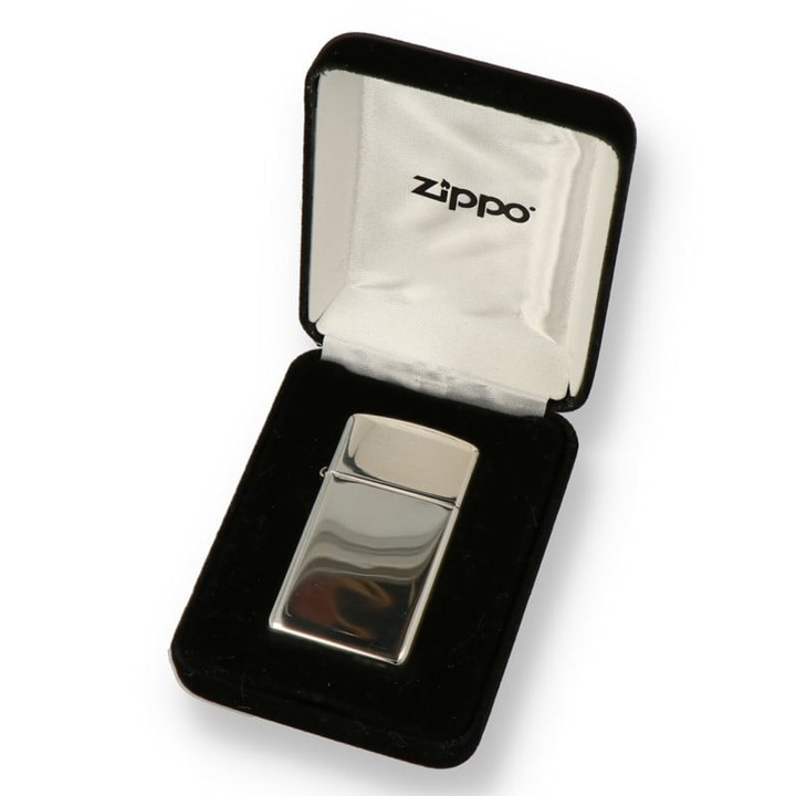 🇺🇸 Zippo 1500 Pure Sterling 925 Silver Slim™ High Polish Lighter ...