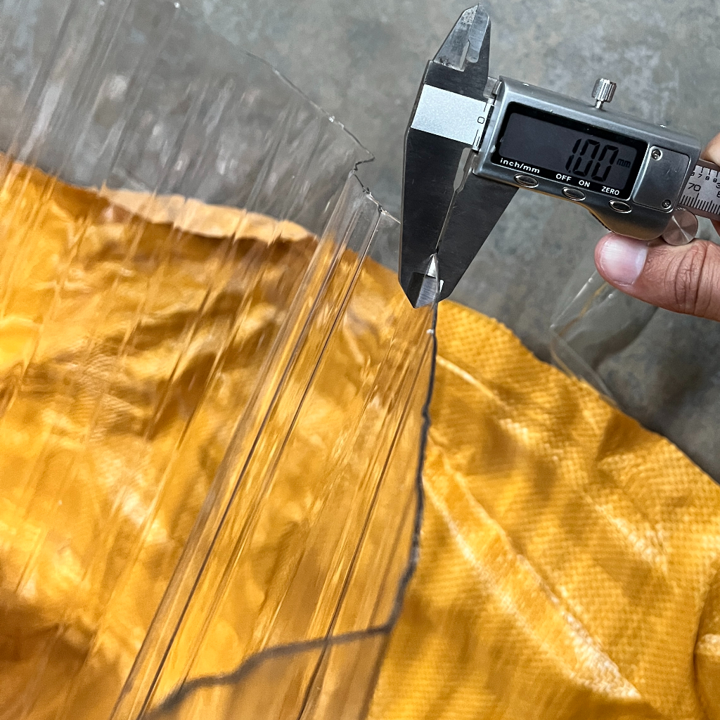 2ft 6ft 1mm PC FRP Roofing TRANSPARENT ROOF Industry Roofing ATAP CERAH ...