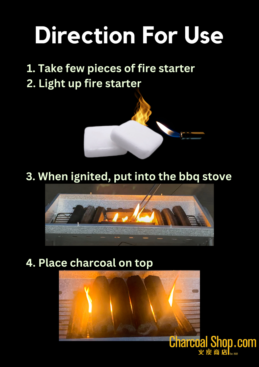 CHARCOAL BBQ ARANG KAYU 火炭 / CHARCOAL FIRE STARTER / PENYALA API ...