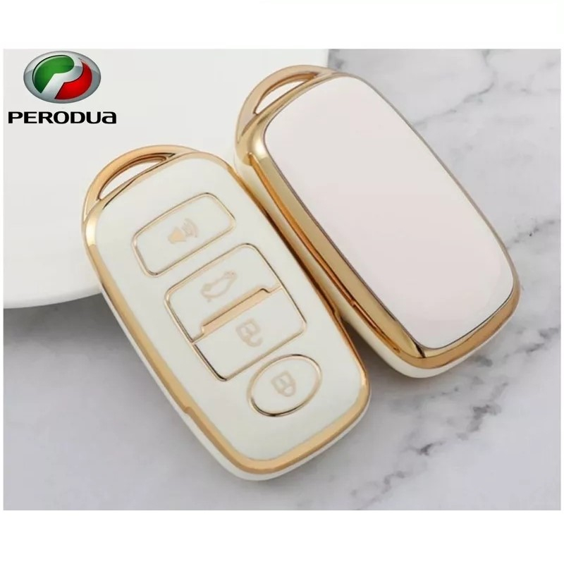 Perodua ATIVA MYVI VELOZ ALZA 2022-2025 Chrome Reflection TPU Car Key ...