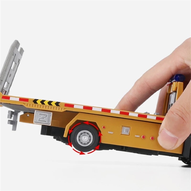 FEO Flat trailer Flatbed Tow truck Car Model Diecast Car Toy Vehicles ...