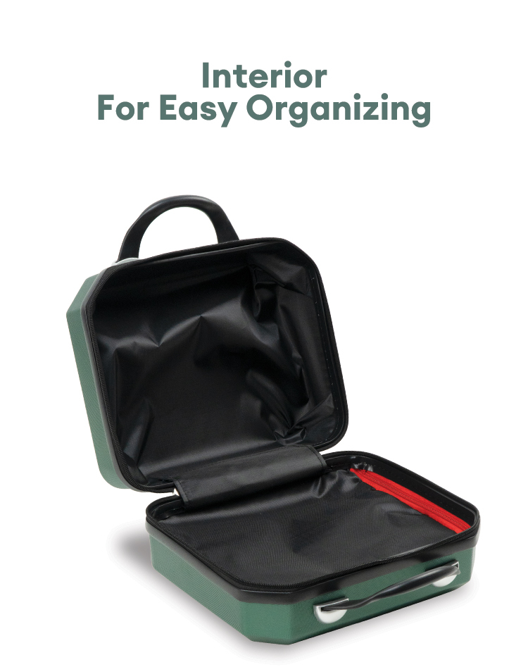 Case Valker Carja 12 inches ABS Cosmetic Case Travel Luggage Bag (12 ...