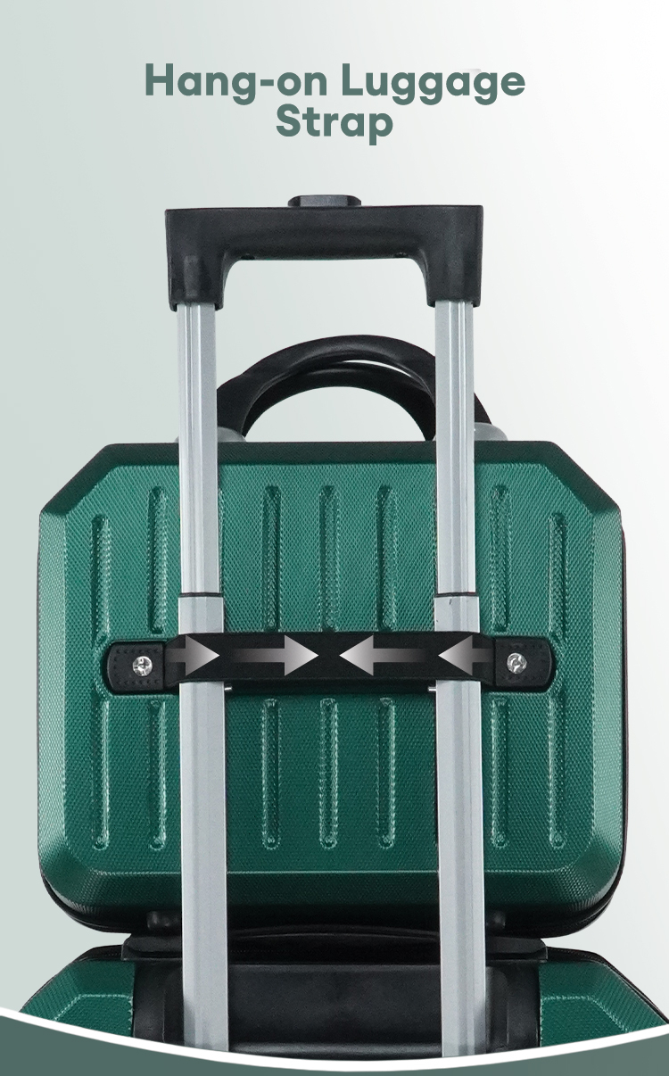 Case Valker Carja 12 inches ABS Cosmetic Case Travel Luggage Bag (12 ...
