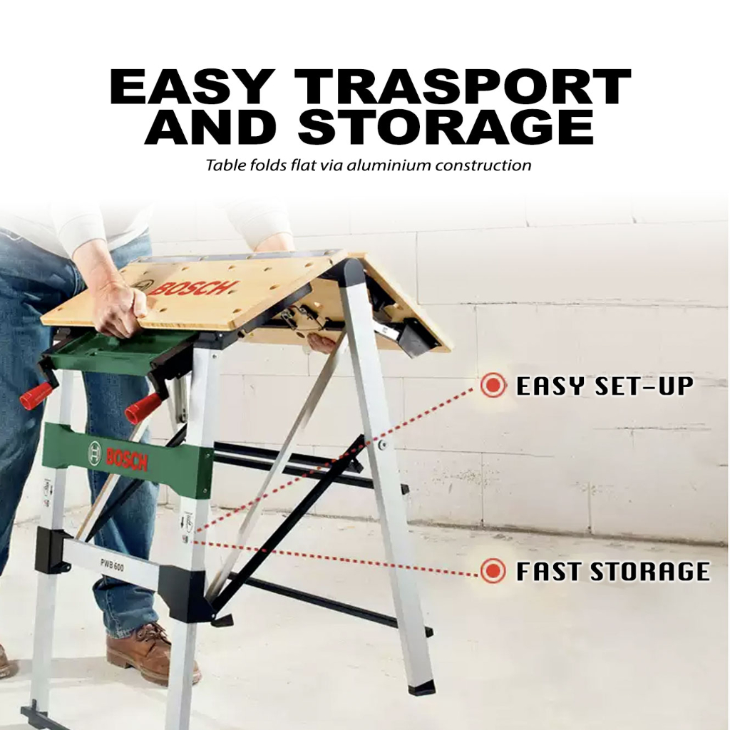BOSCH PWB600 Work Bench PWB 600 Table Kerja Meja 0603B05200 | Shopee ...