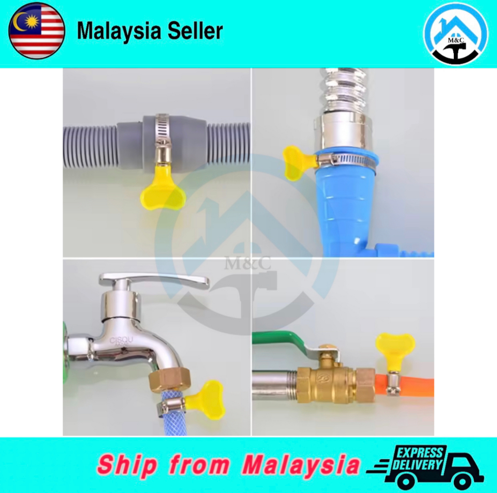 Stainless steel 201 Hose clip with Handle, Hose Clip Clamp Pipe Clip ...