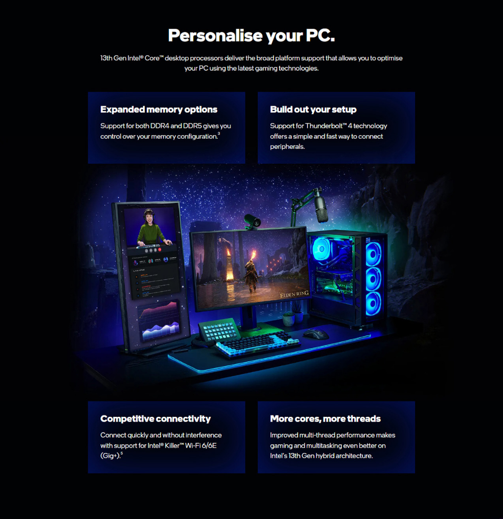 Intel Core i3 13th Generation LGA1700 CPU Processor [i3-13100/i3-13100F ...