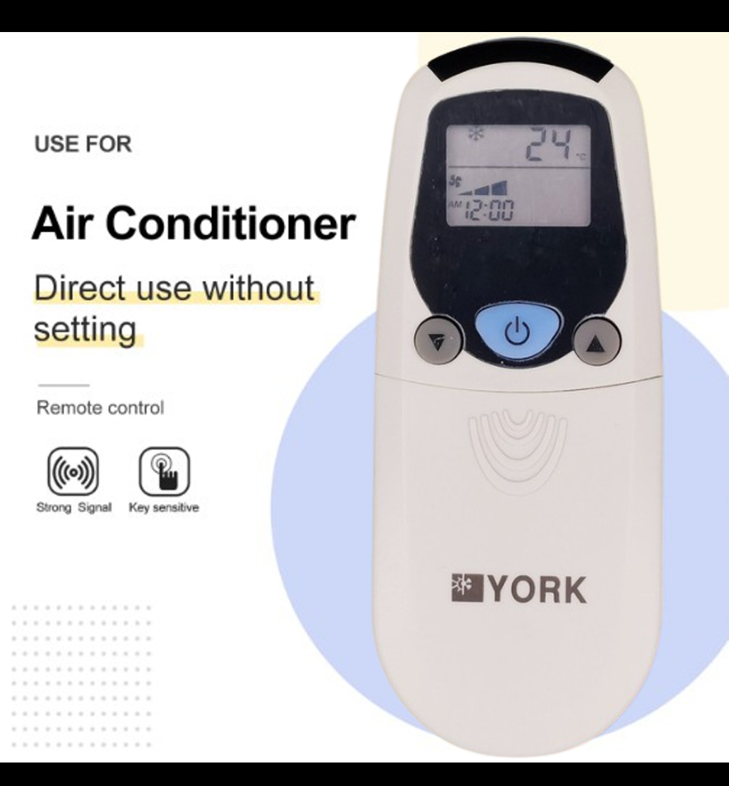 York YK-01 Aircond Remote Control 空调遥控器 penghawa dingin YORK Remote ...