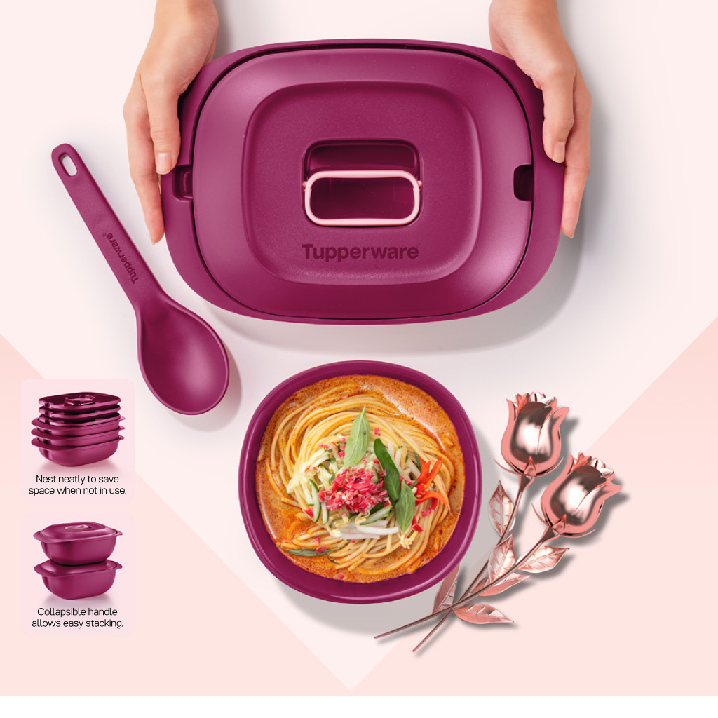 TUPPERWARE Raya Set 2023 Tupperware Gourmet Server Set Tupperware Set ...