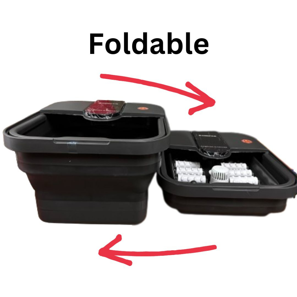 Foldable Foot Massage Machine Auto Heat Foot Spa Machine Foot Bucket ...