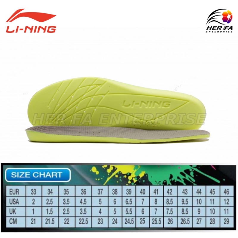 LI-NING LNS-516 Super Comfortable Shoes Insole 100%ORIGINAL Tapak Kasut ...