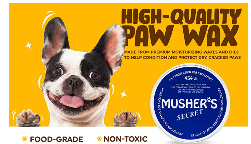Musher's Secret Dog Paw Wax Moisturizing Dog Paw Balm that Creates an ...