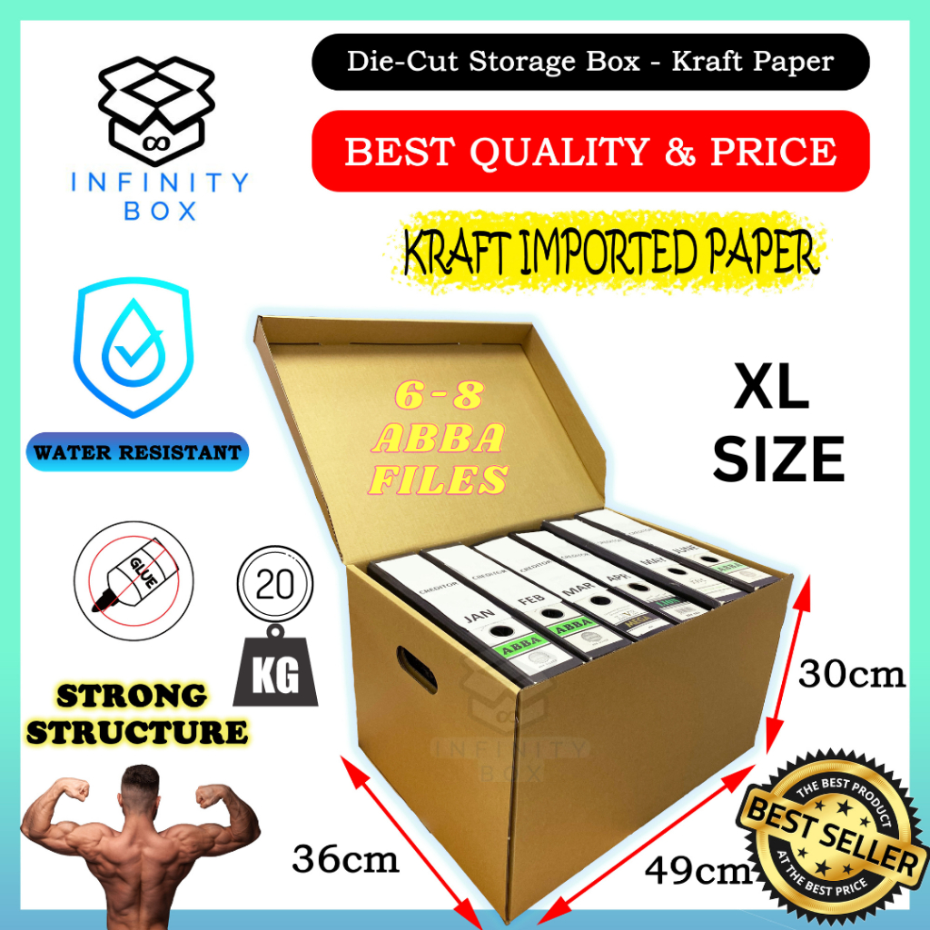 Storage Box Document File Box Moving Box Office Box Home Storage Box ...