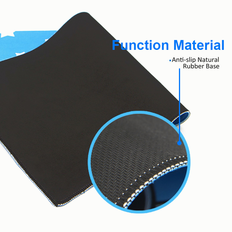 Large 80cm World Map Mousepad Keyboard Mat Anti-slip Suede Backing ...