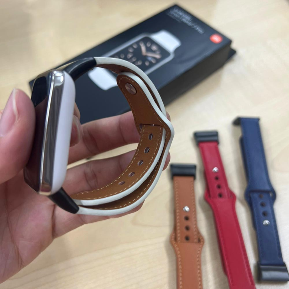 Xiaomi Smart Band 7 Pro (mi band 7 pro) Strap, Leather Series Clip ...