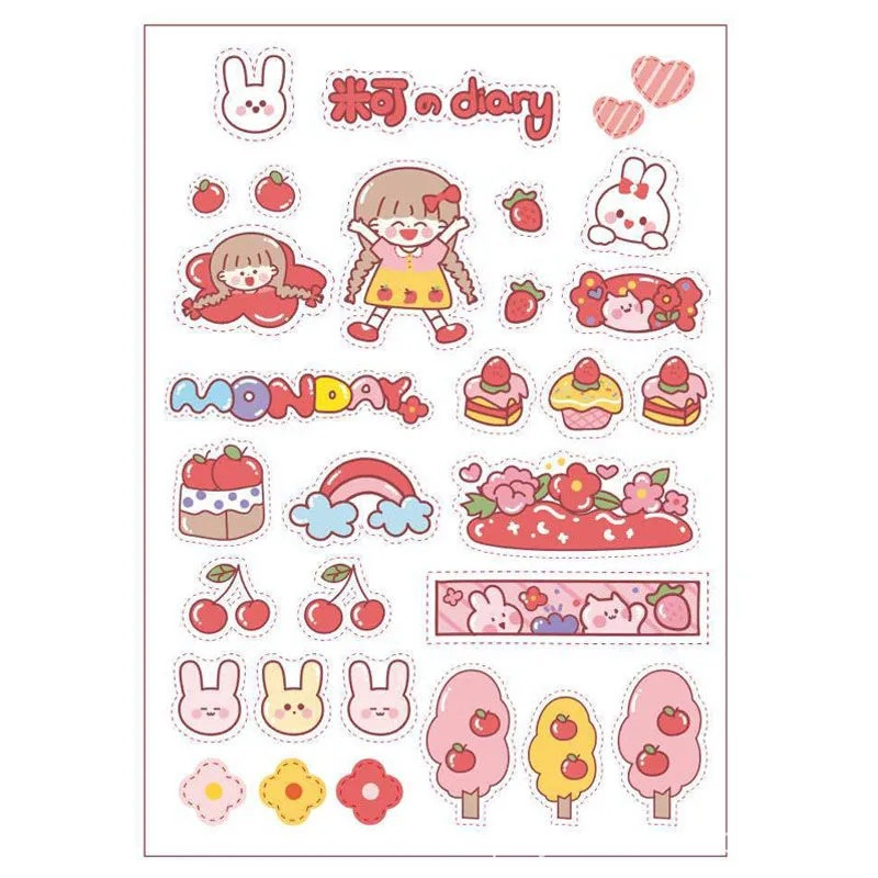 *GC Picked Deals* Creative Cute Cartoon Miko & Ah Dai Daily Life Small ...