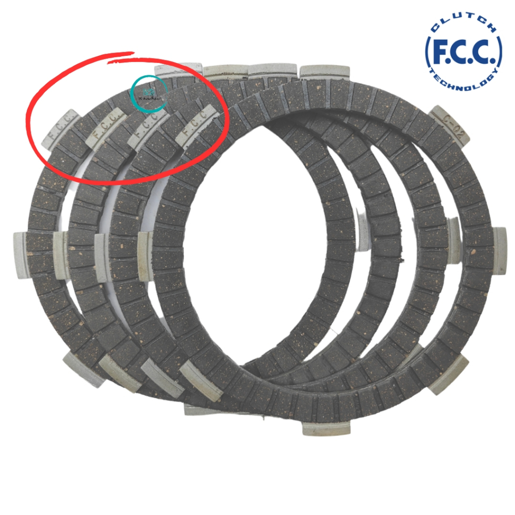 FCC CLUTCH PLATE CLUTCH DISCHONDA EX5 DREAM WAVE 100 WAVE 100R DX110 ...