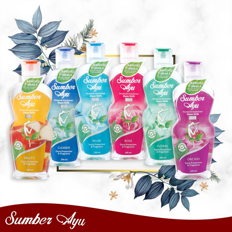 Sumber Ayu Feminine Wash 90ml 200ml Pembersih Kewanitaaan Kacip Fatimah ...
