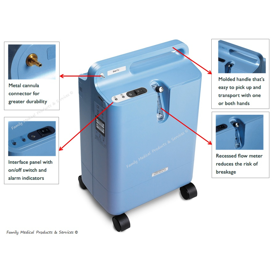 Philips Respironics EverFlo Oxygen Concentrator [2 YEARS WARRANTY ...