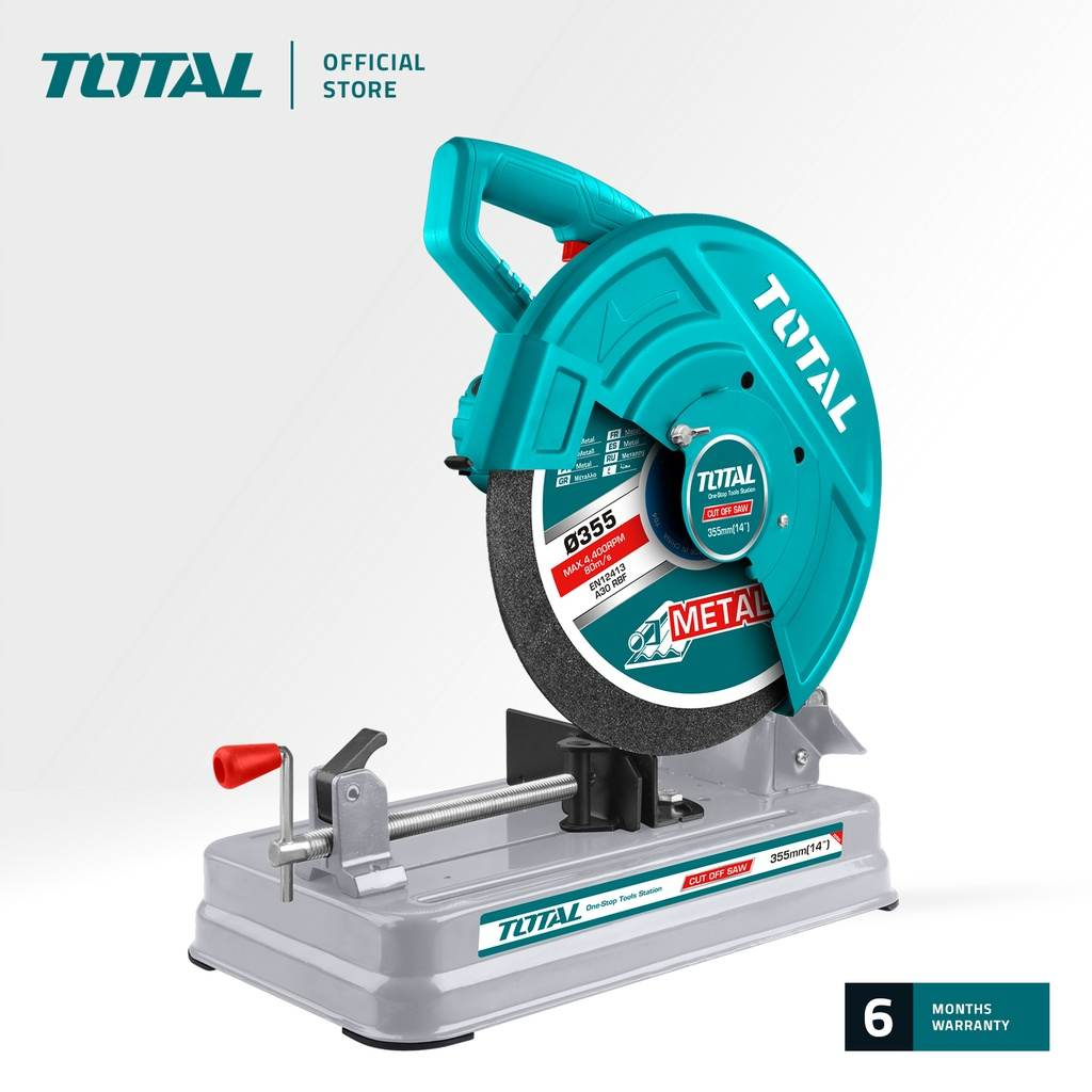 Total Electric Cut Off Saw Machine TS223589 14" Heavy Duty Mesin Cut ...