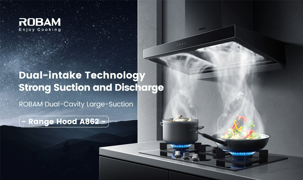 ROBAM Dual-Cavity Range Hood A862 | Shopee Malaysia