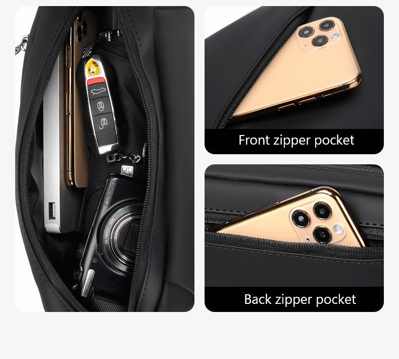 【Ready Stock】Crossbody Bag Men Waist Bag Beg Pinggang Lelaki Porch Bag ...