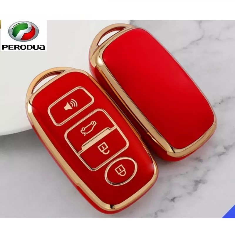Perodua ATIVA MYVI VELOZ ALZA 2022-2025 Chrome Reflection TPU Car Key ...