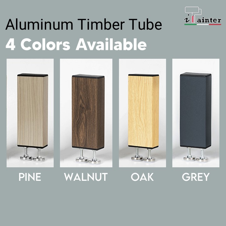 Aluminium Timber Tube Wall Partition Wooden Home Partition Divider ...