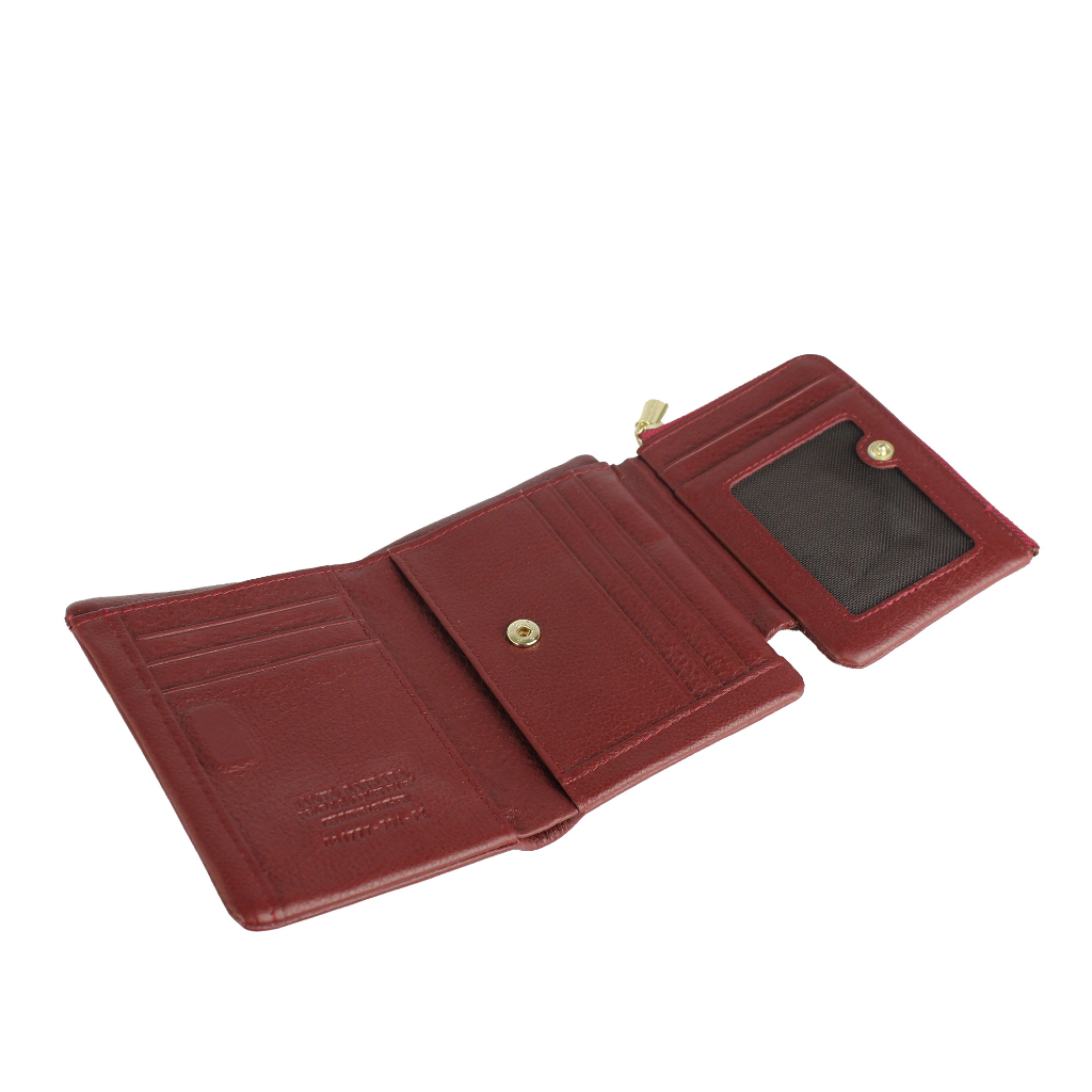 Santa Barbara Polo & Racquet Club Women Genuine Leather Tri-Fold Card ...