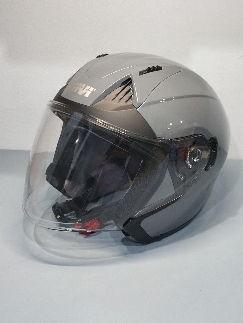 Givi M35.0 Scudo Helmet Plain Colour Openface Double Visor | Shopee Malaysia