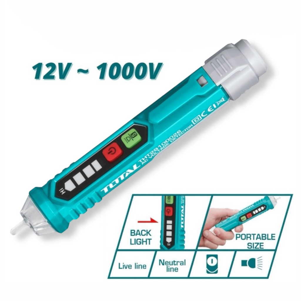 Total Electrical Test Kit Combo Set TMT43028 + Digital AC Clamp Meter ...