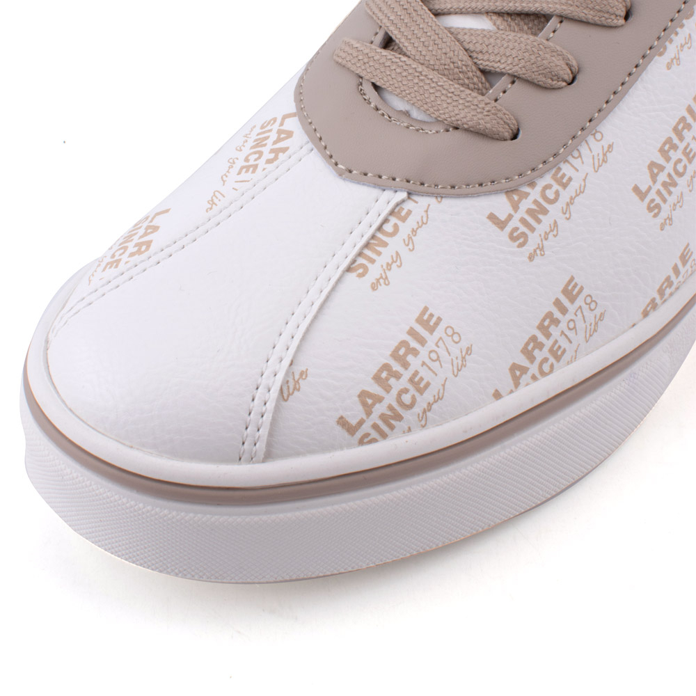 LARRIE Men Brown Exclusive Logo Covered Sneakers 58W22S04SN1-3P-BROWN ...