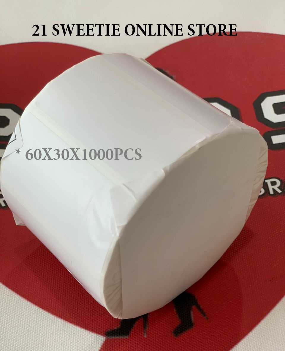 PREMIUM 60x30 Blank Barcode Label 1 Panel Art Paper Sticker Avery ...