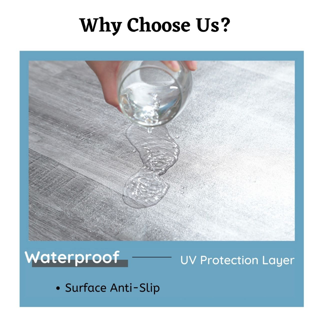 Thick Tebal 2MM Tikar Getah Lantai Modern 3D PVC Flooring Carpet Vinyl ...