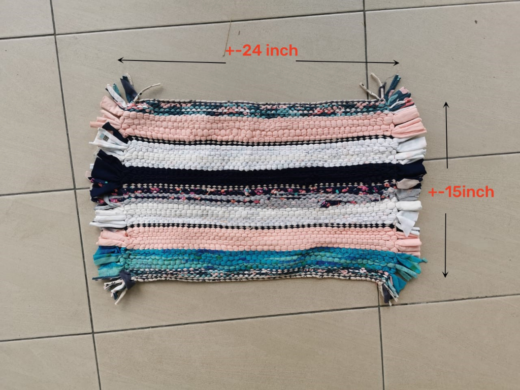 Traditional Cotton Hand Made Floor Mats/Alas Lapik Kaki Tradisional ...