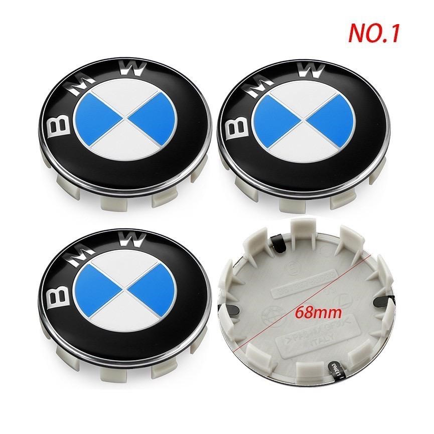 BMW E60 E46 E90 F10 F30 G20 G30 E39 F44 Wheel Center Caps Emblem, 68mm ...