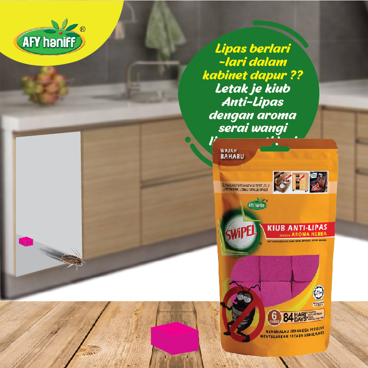 Halau Lipas Serai Wangi Kiub AfyHaniff SWiPEL® Non Toxic Natural ...