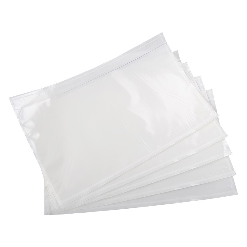 1pcs A5 Adhesive 【 Consignment Note Pocket 】 Clear Plastic Pouch for ...